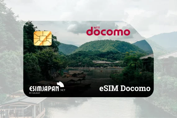 Docomo eSIM - Tourist eSIM plans with best network in Japan